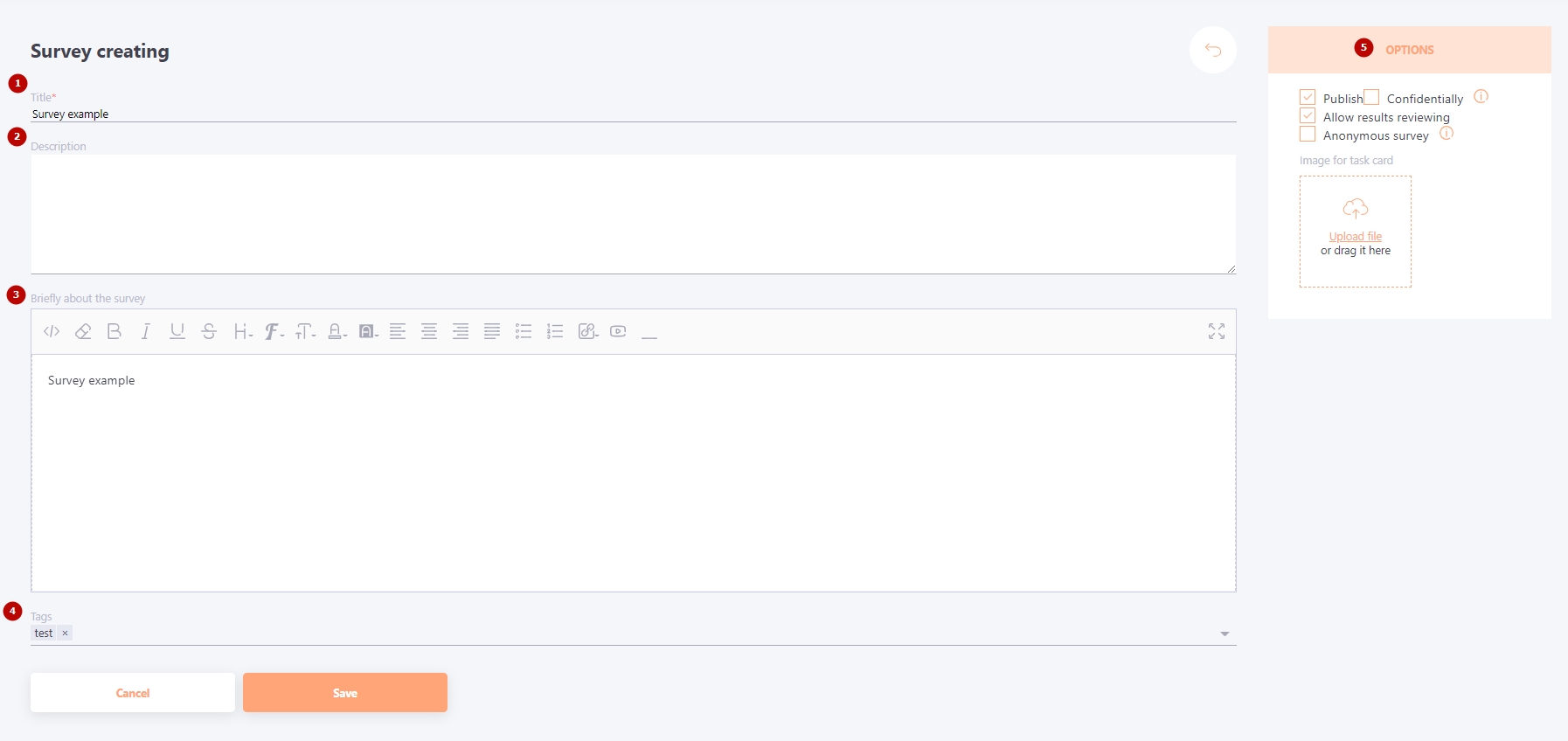 Сreating Survey – LMS Collaborator knowledge base.